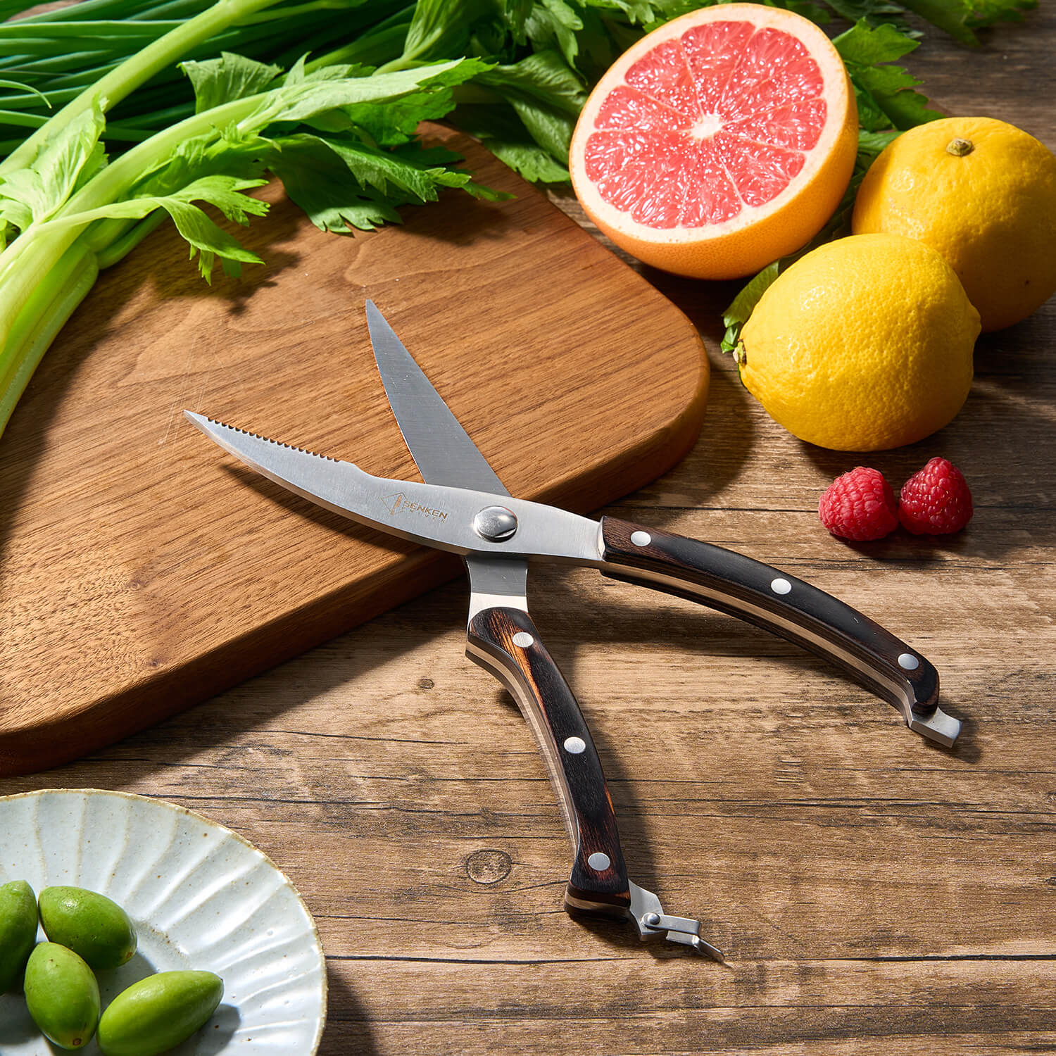 "Imperial" All-Purpose Kitchen Shears - Micro-Serrated Blade & Finishe ...